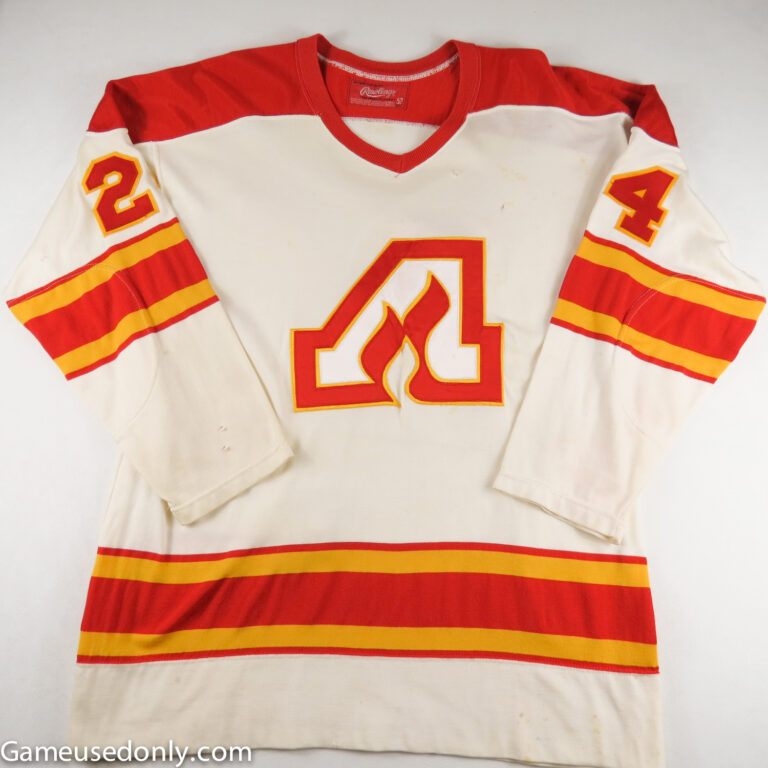 Dean Talafous Atlanta Flames 1973 1974 Game Used Jersey - Game Used Only