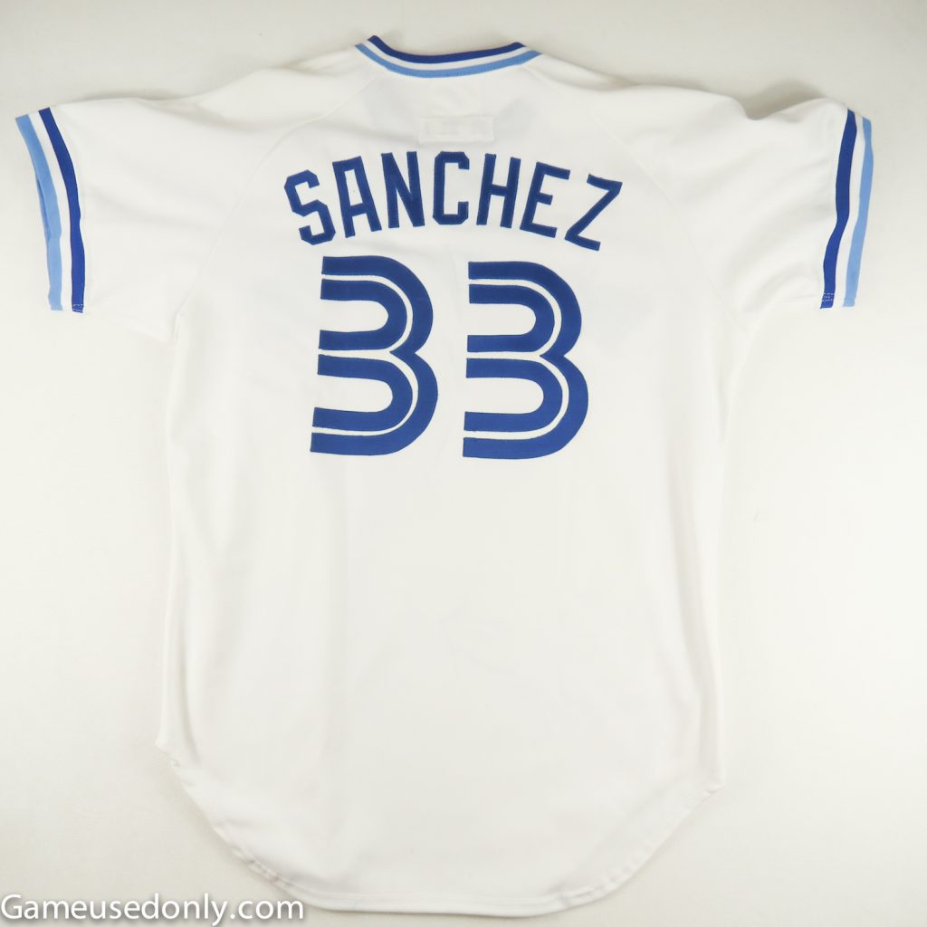 Alex Sanchez 1988 Toronto Blue Jays Game Ready Jersey - Game Used Only