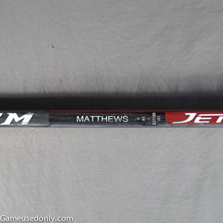 Auston Matthews Game Used Stick - Game Used Only